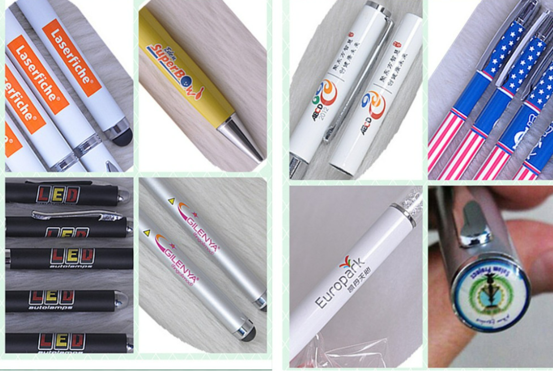 wholesale promotional custom ballpoint pen with glitter floater custom ...
